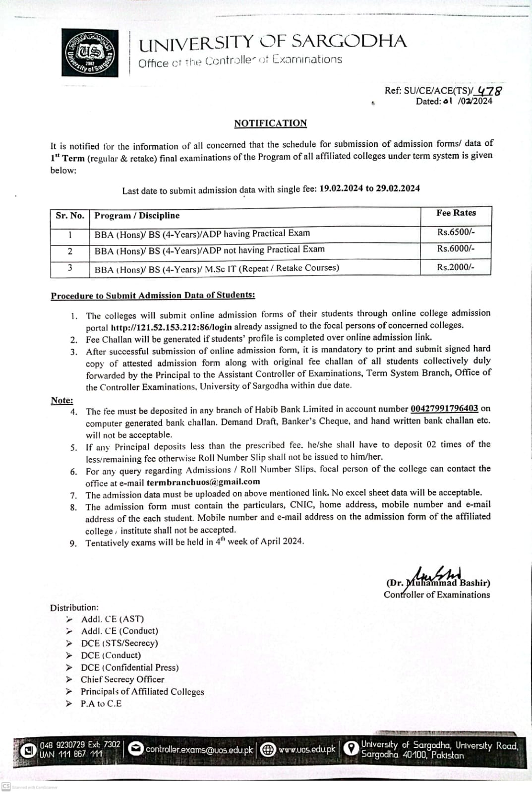 Welcome to UOS | University of Sargodha