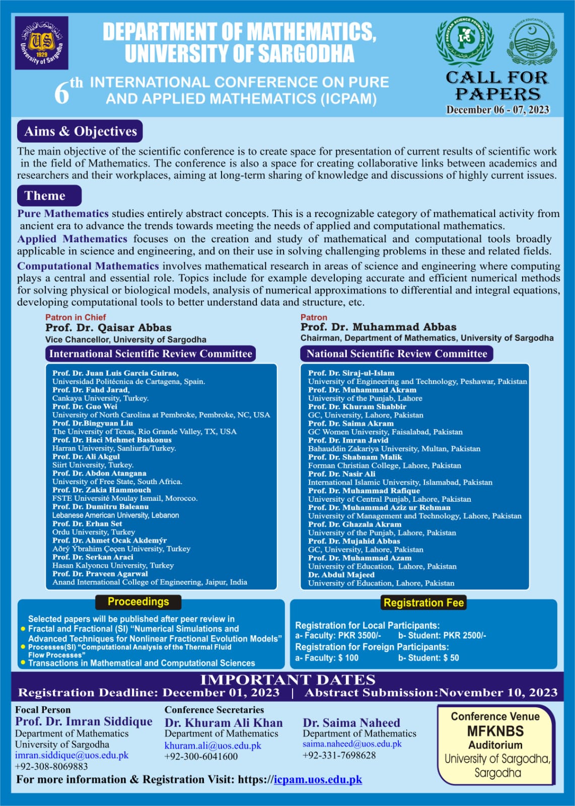 Welcome to UOS | University of Sargodha